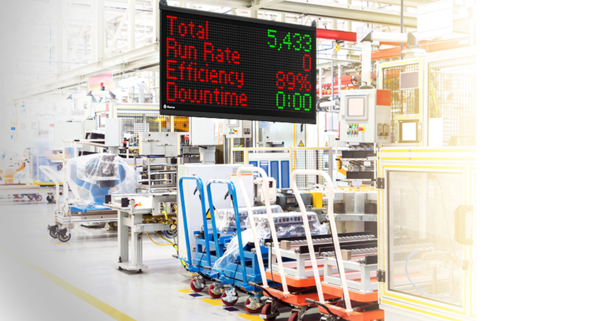 8 Low-Cost OEE Initiatives Using Shop Floor Visualisation